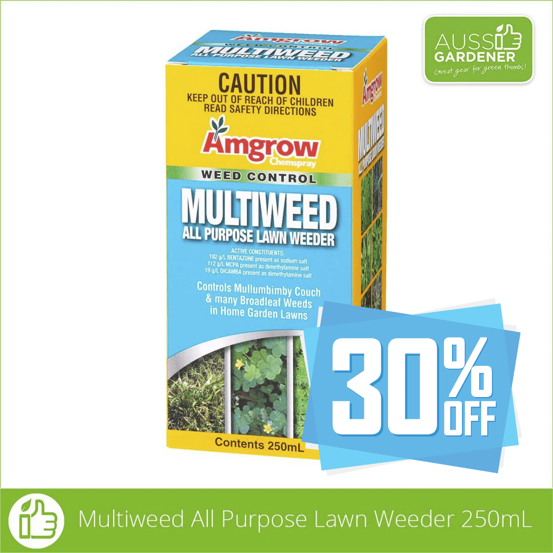 Amgrow Weed Killer - Order Multiweed All Purpose Lawn Weeder 250ml ...