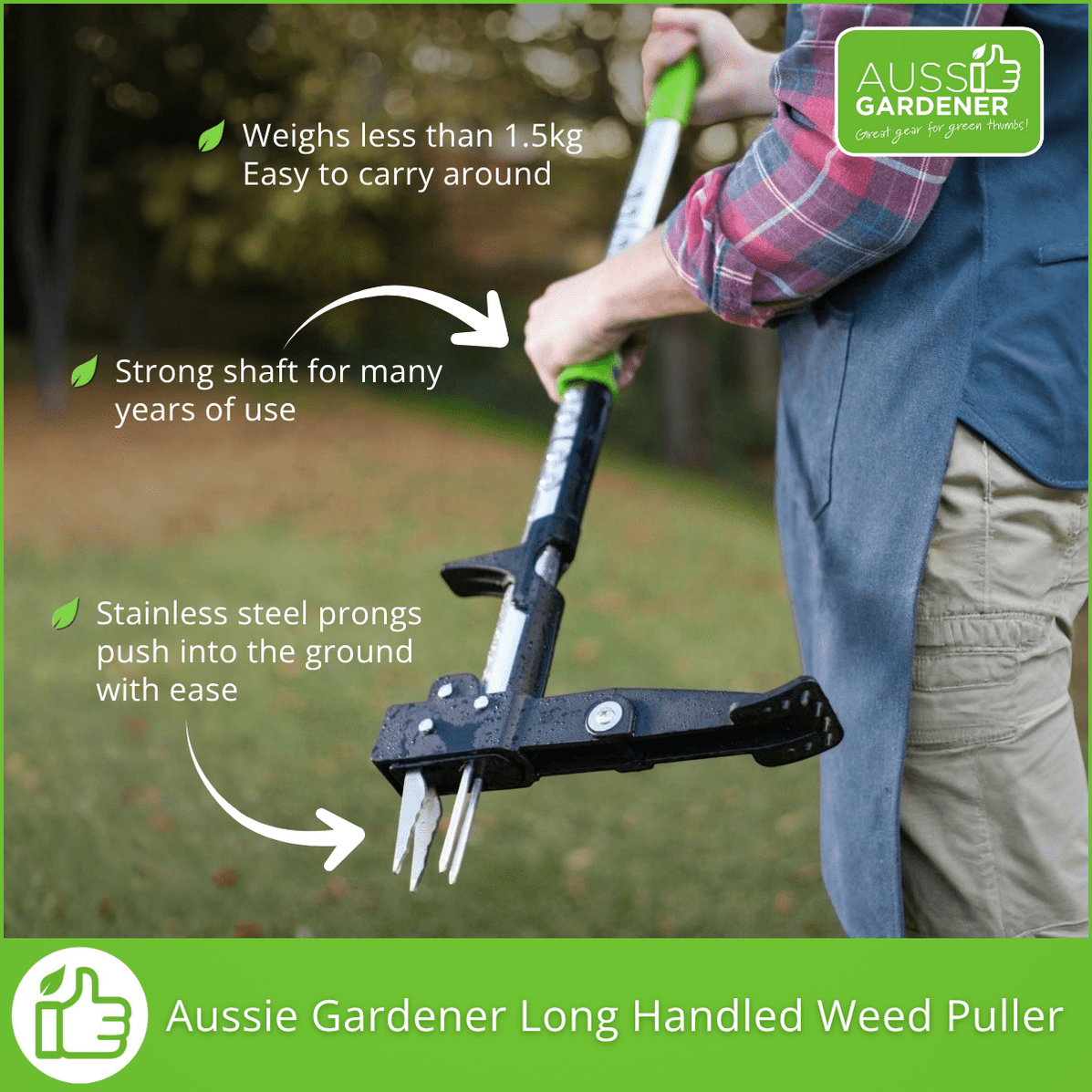 Long Handled Weed Puller - Aussie Gardener