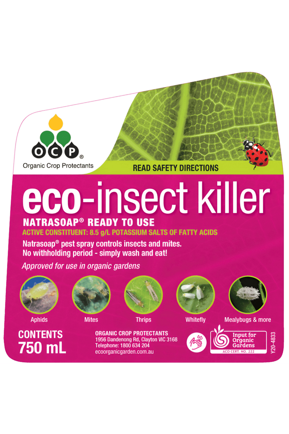 OCP Eco-Insect Killer – Organic Soap-Based Pest Control — Aussie Gardener