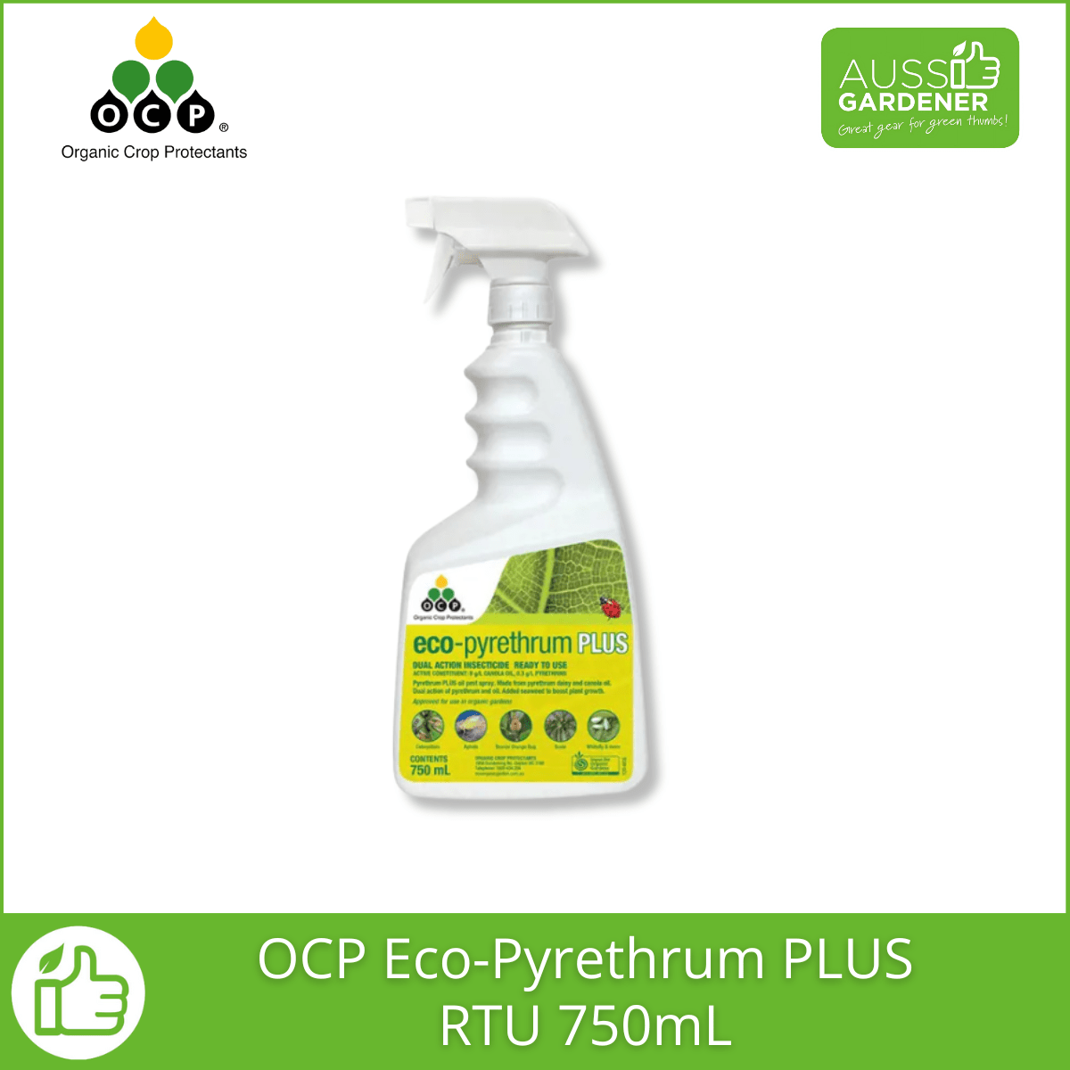 OCP eco-pyrethrum PLUS RTU 750ml – Ready to Use Natural Pest Killer ...