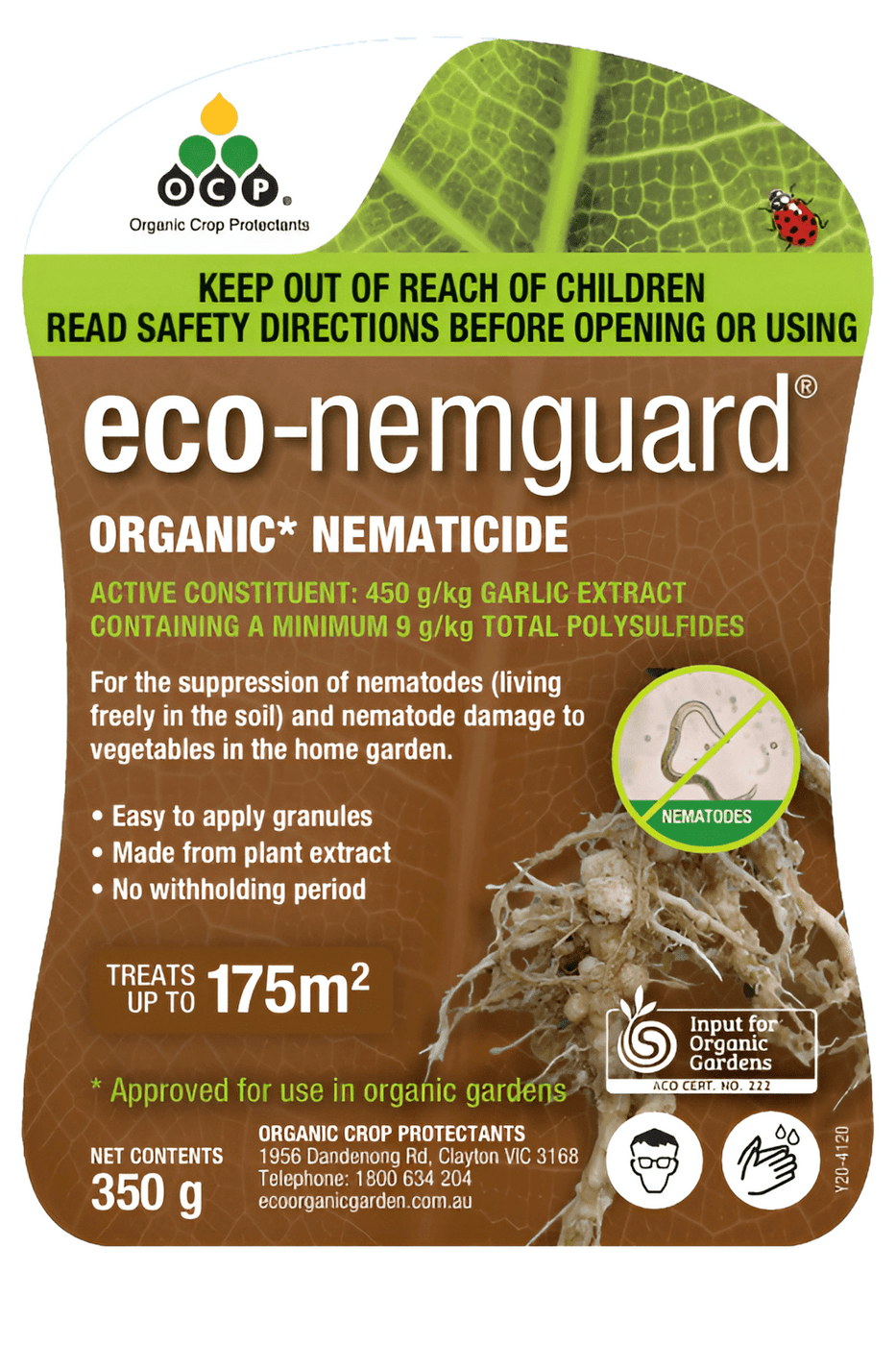 OCP Eco-Nemguard 350g Organic Nematicide Control — Aussie Gardener