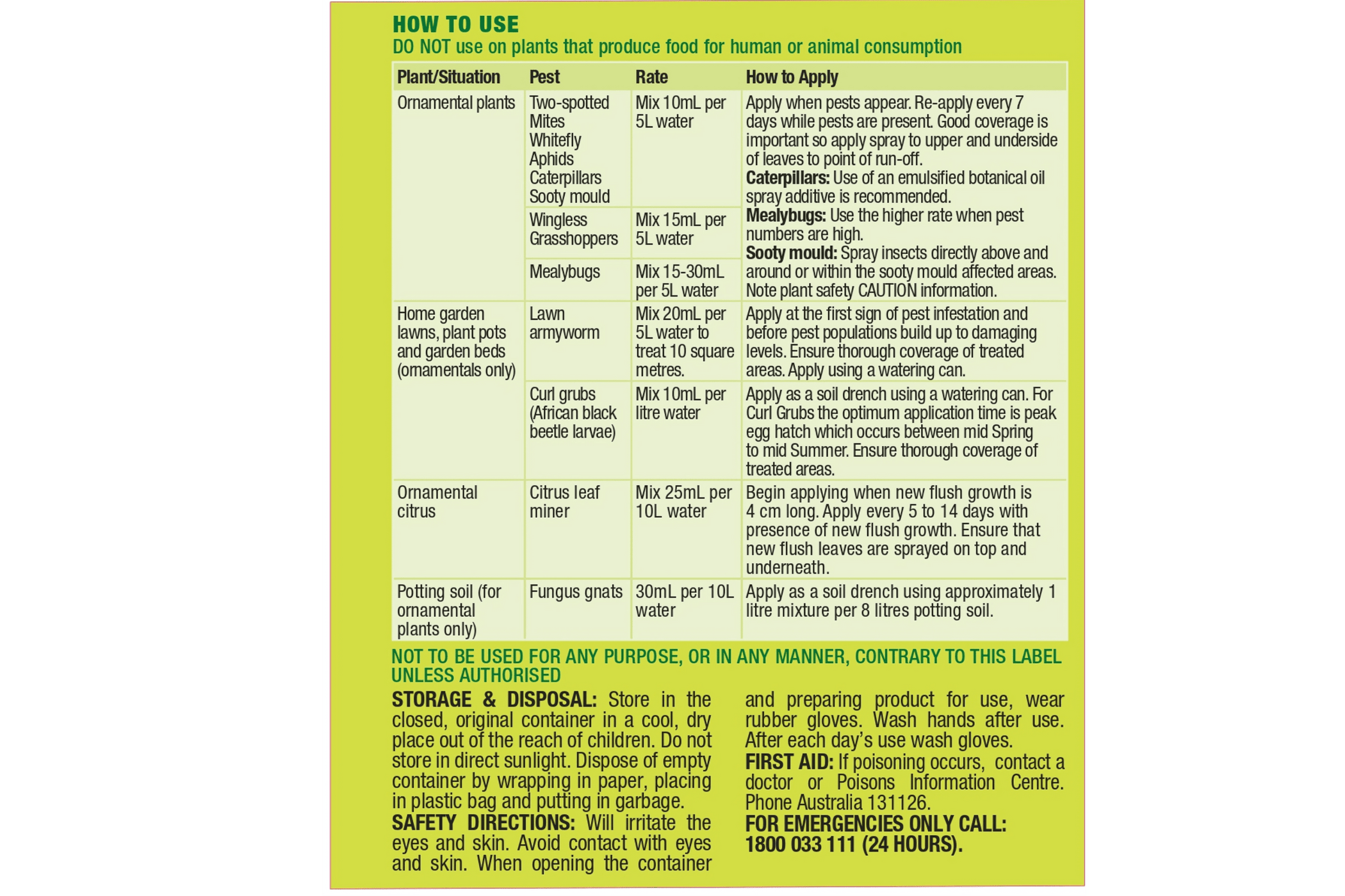 OCP Eco-neem Organic Insecticide | Aussie Gardener