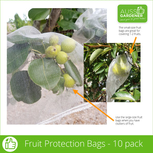 Fruit Protection Bags - Non-Toxic & Breathable Fruit Bags for Trees ...