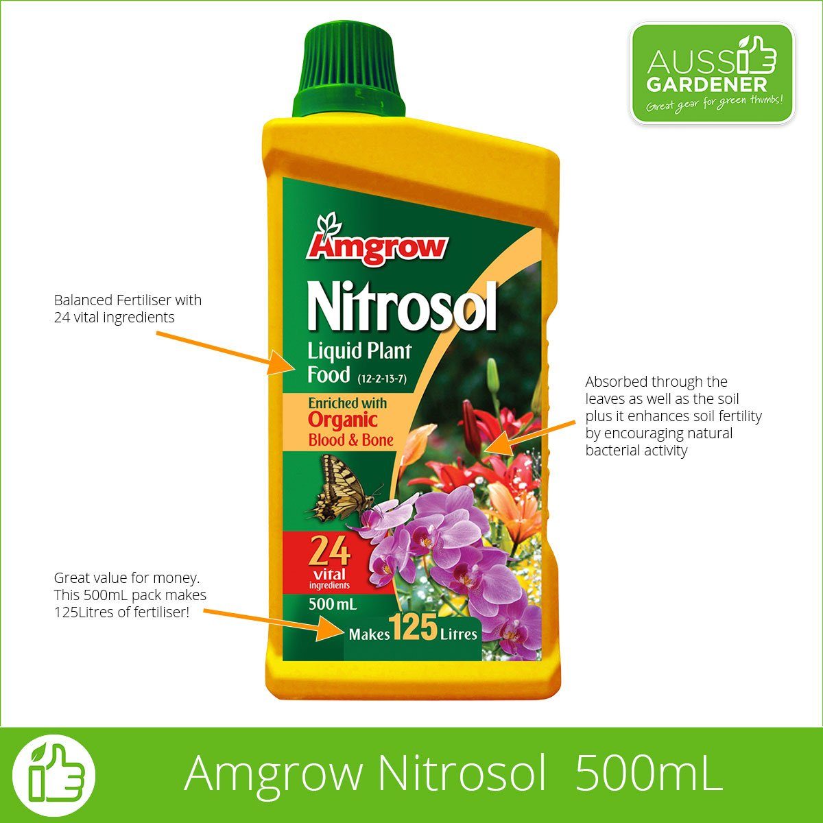 Nitrosol - Buy the Amgrow Nitrosol Fertiliser Online — Aussie Gardener